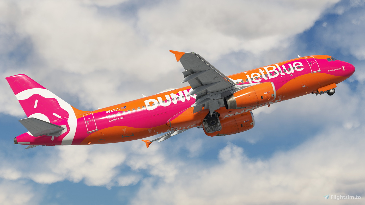 JetBlue 'Brewing Altitude' | N643JB | w/Cabin | Fenix A320 V2 for ...
