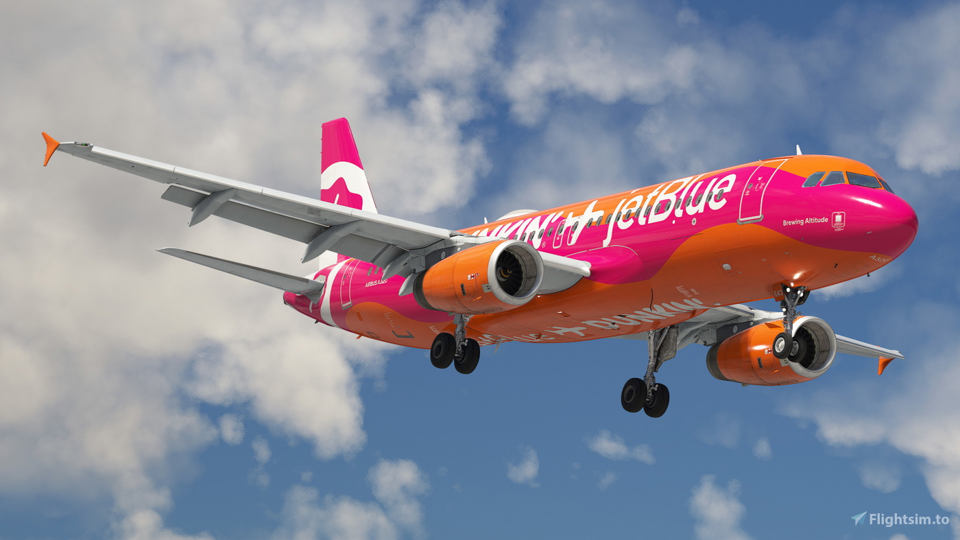 JetBlue 'Brewing Altitude' | N643JB | w/Cabin | Fenix A320 V2 for ...