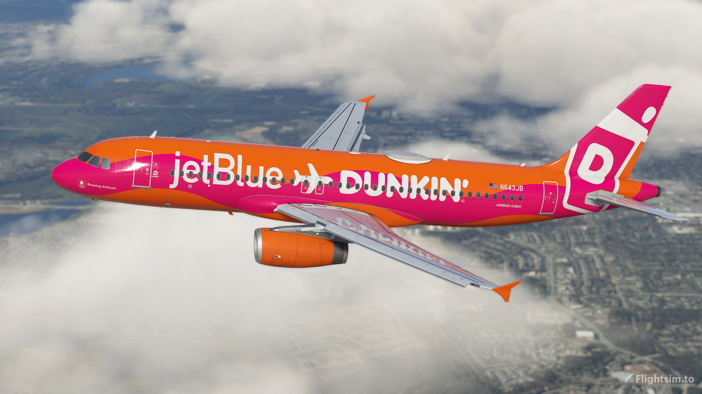 JetBlue 'Brewing Altitude' | N643JB | w/Cabin | Fenix A320 V2 for ...