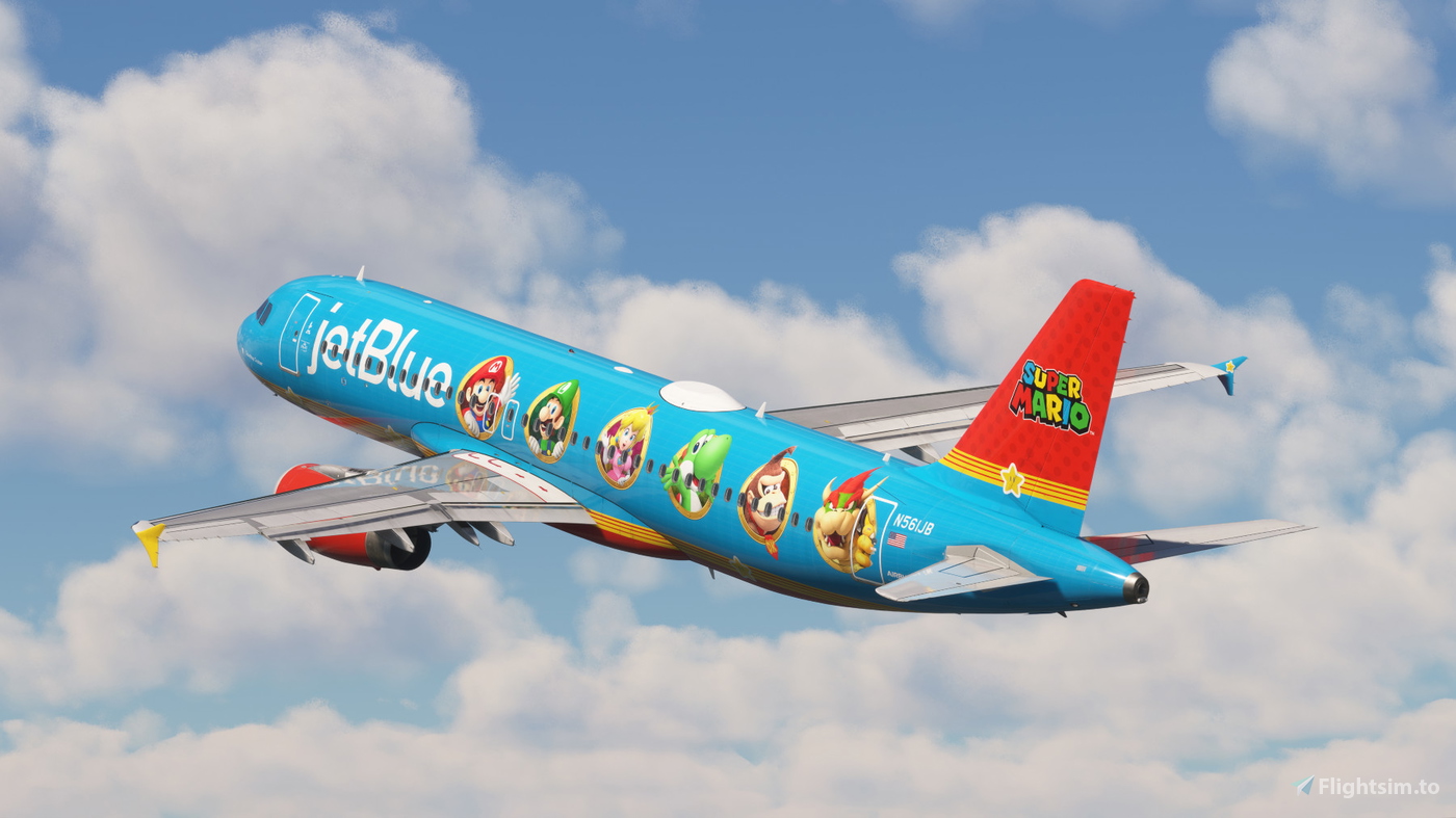 JetBlue ("Cloudtop Cruiser" - N561JB) - Fenix A320 (V2) (IAE) para ...