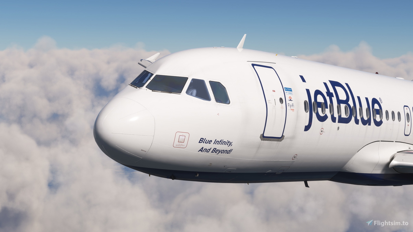 JetBlue (Highrise / Blue Infinity And Beyond - N784JB) - Fenix A320 (V2) (IAE) for Microsoft ...