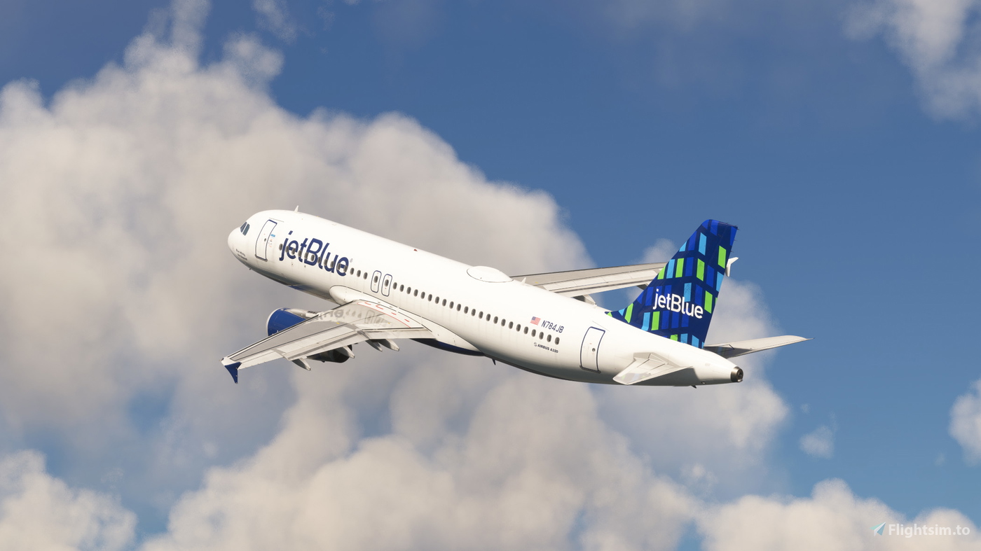 JetBlue (Highrise / Blue Infinity And Beyond - N784JB) - Fenix A320 (V2) (IAE) para Microsoft ...