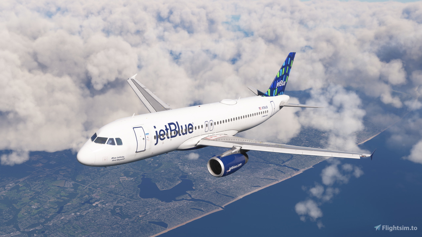 JetBlue (Highrise / Blue Infinity And Beyond - N784JB) - Fenix A320 (V2) (IAE) for Microsoft ...
