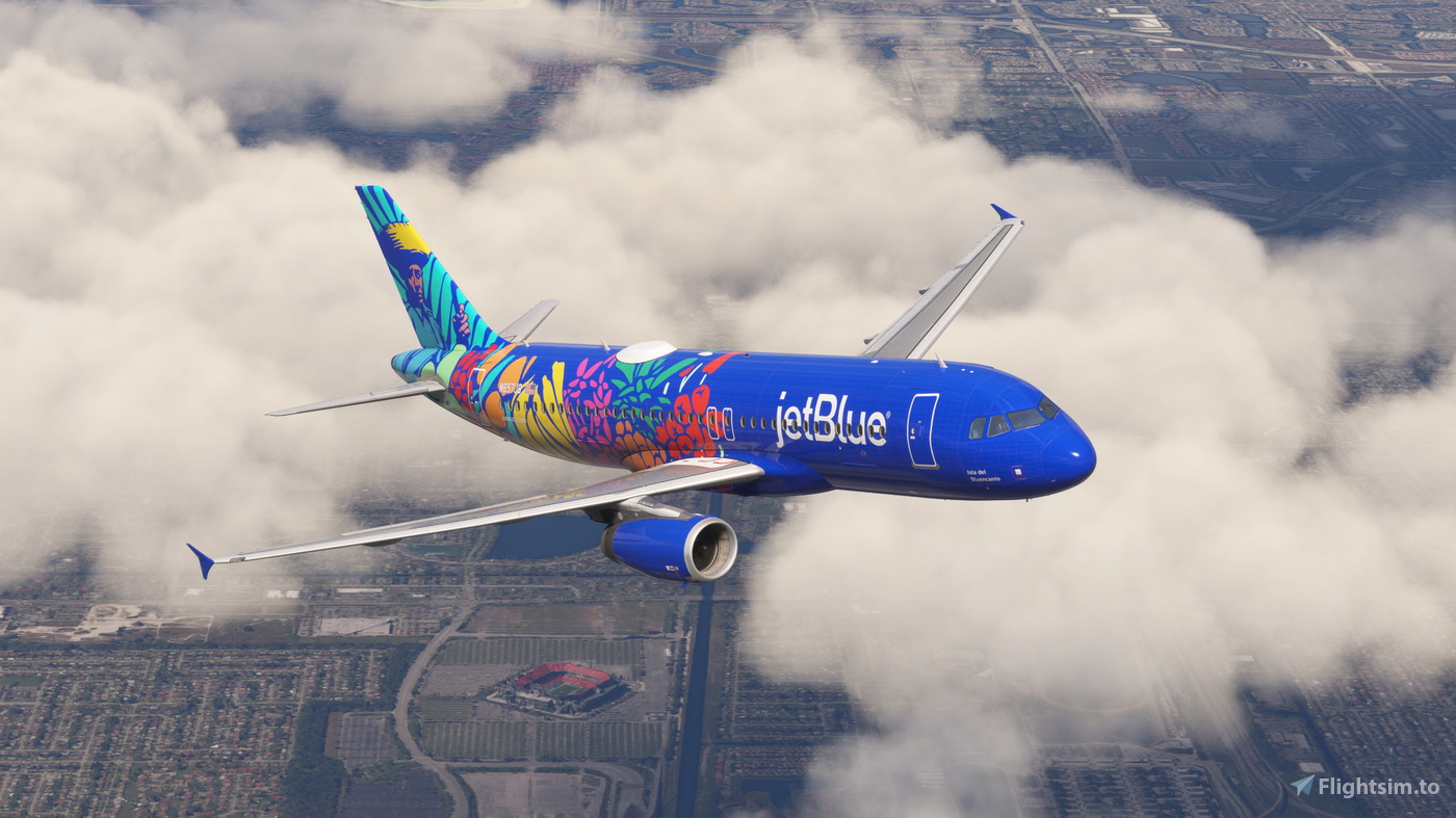 JetBlue ("Isla de Bluencanto" - N657JB) - Fenix A320 (V2) (IAE) for ...