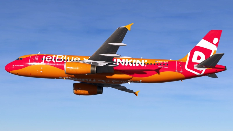 JetBlue [N643JB - 'Dunkin'] w/Cabin - Fenix A320 for Microsoft Flight ...