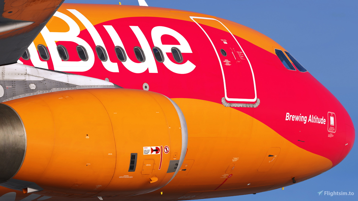 JetBlue [N643JB - 'Dunkin'] w/Cabin - Fenix A320 for Microsoft Flight ...