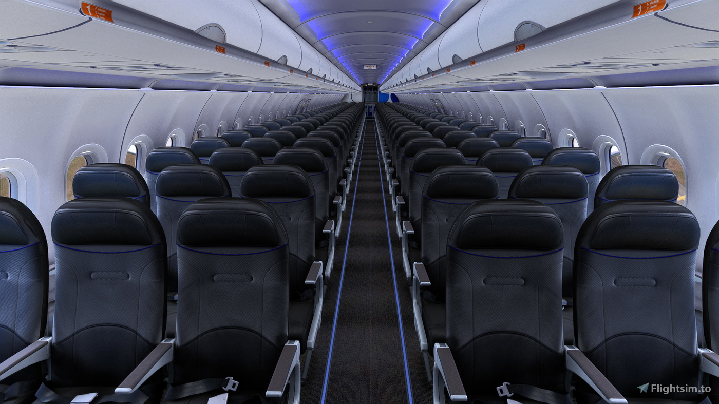 JetBlue [N643JB - 'Dunkin'] w/Cabin - Fenix A320 for Microsoft Flight ...