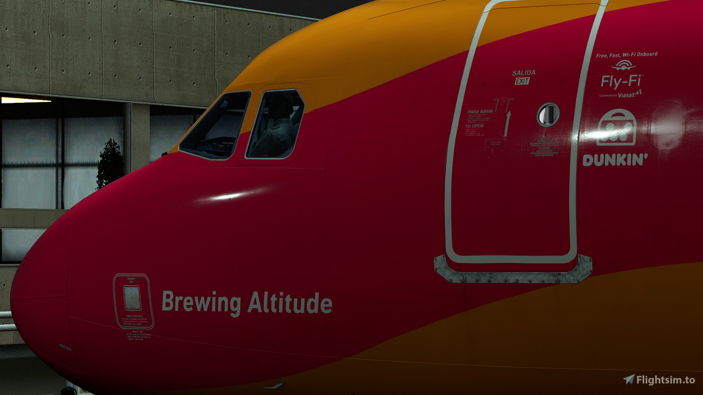 JetBlue [N643JB - 'Dunkin'] w/Cabin - Fenix A320 for Microsoft Flight ...