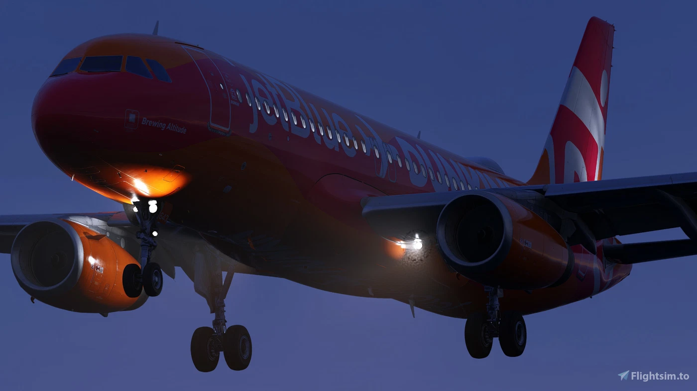 JetBlue [N643JB - 'Dunkin'] w/Cabin - Fenix A320 pour Microsoft Flight ...