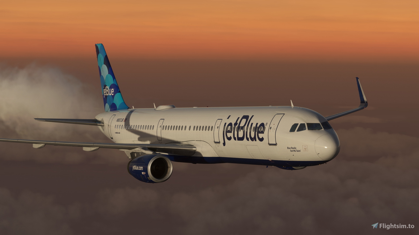 JetBlue ("Balloons" - N907JB) - Fenix A321 for Microsoft Flight ...
