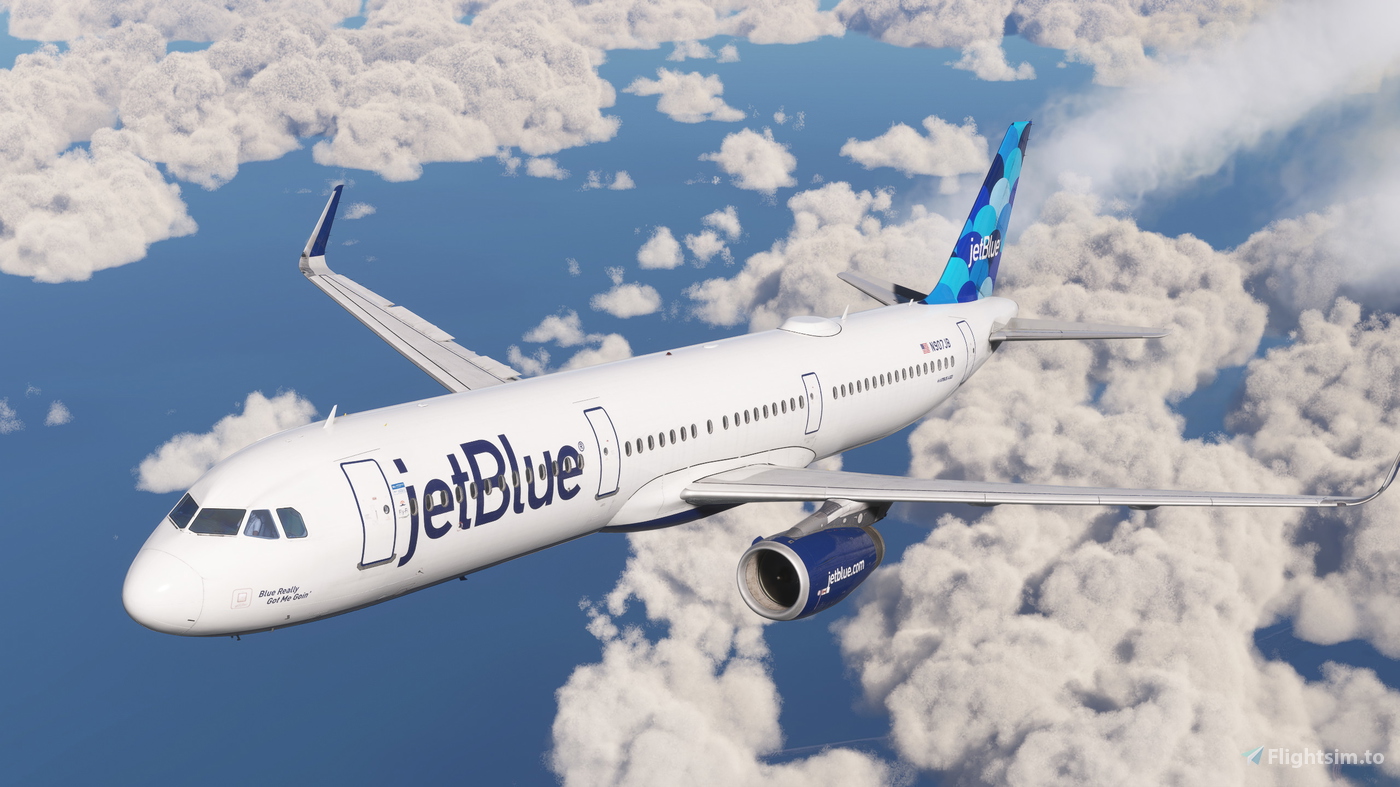 JetBlue ("Balloons" - N907JB) - Fenix A321 for Microsoft Flight ...