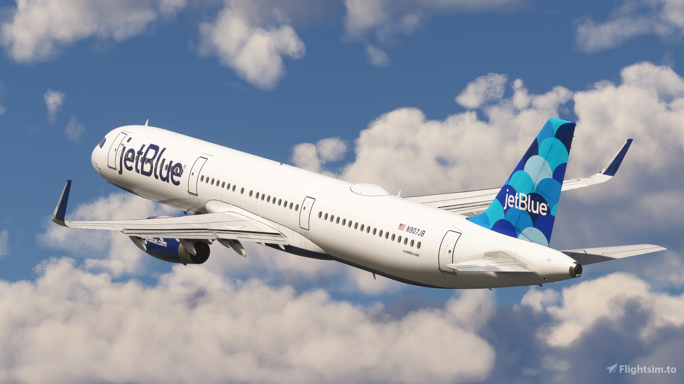 JetBlue ("Balloons" - N907JB) - Fenix A321 for Microsoft Flight ...