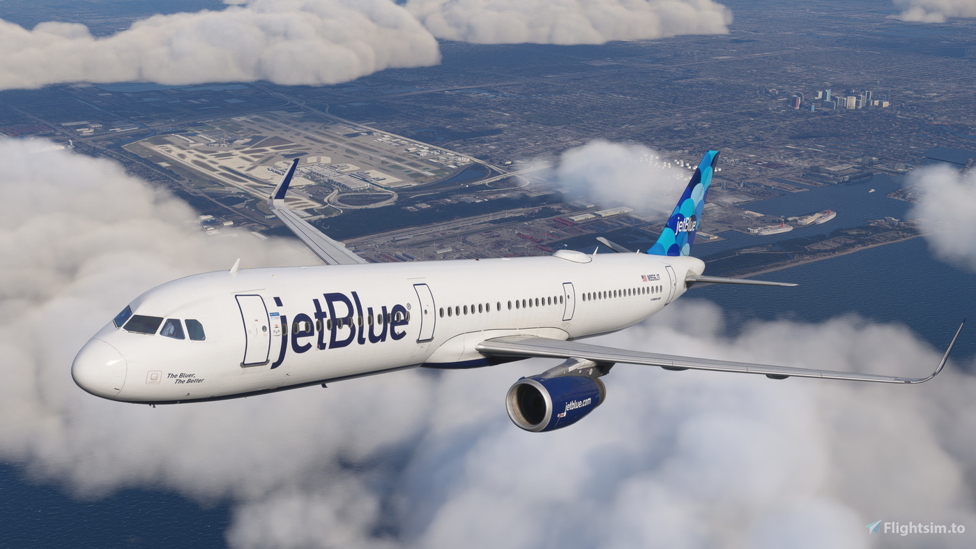 JetBlue ("Balloons" - N956JT) - Fenix A321 for Microsoft Flight ...