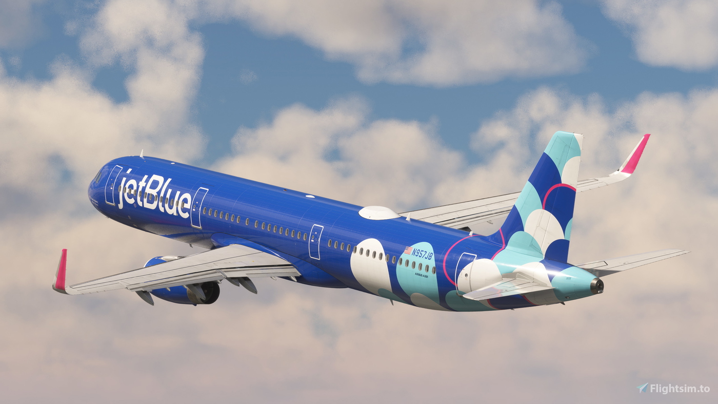 JetBlue "New Balloons" (N957JB) - Fenix A321 for Microsoft Flight ...