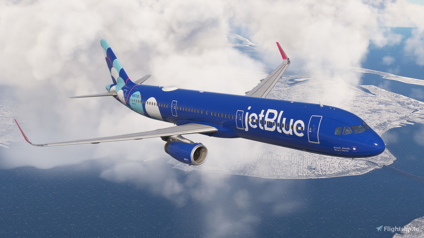 JetBlue "New Balloons" (N957JB) - Fenix A321 for Microsoft Flight ...