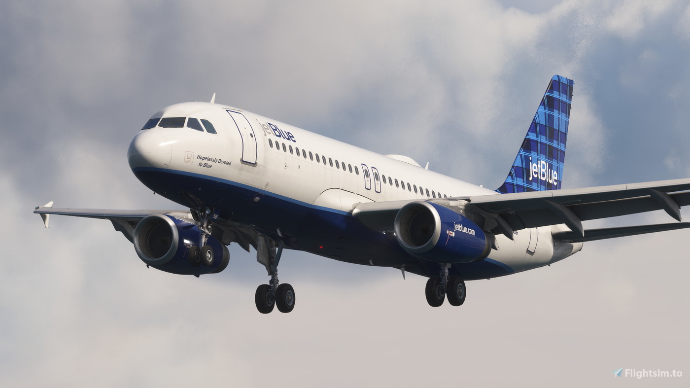 JetBlue ("Plaid" - N588JB) - Fenix A320 (V2) (IAE) for Microsoft Flight Simulator | MSFS