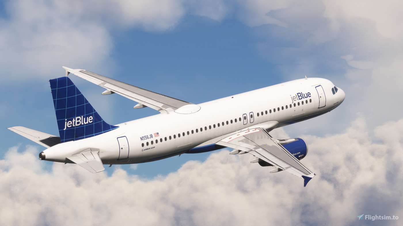 JetBlue ("Windowpane" - N556JB) - Fenix A320 (V2) (IAE) for Microsoft ...