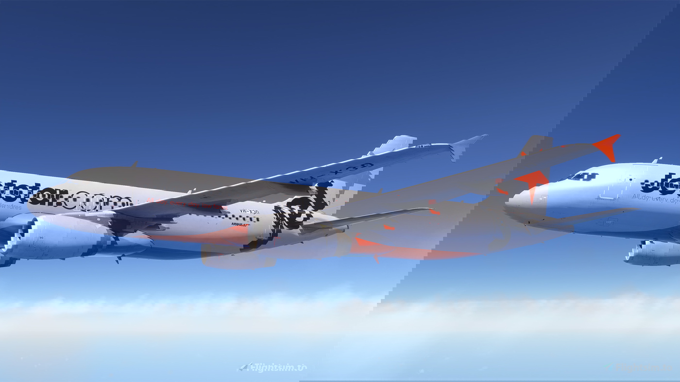 Jetstar A320 VH-X3D (8K w/ cabin) MSFS2024 only for Microsoft Flight ...