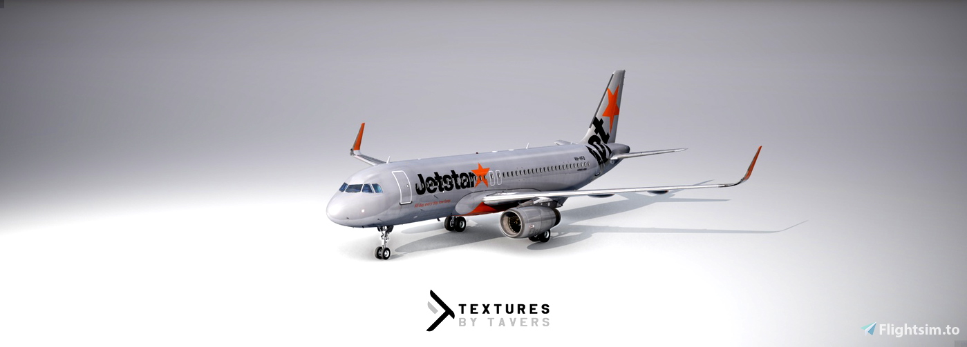 Jetstar A320SL VH-VF* Livery Pack (8K & 4K w/cabin) for Microsoft ...