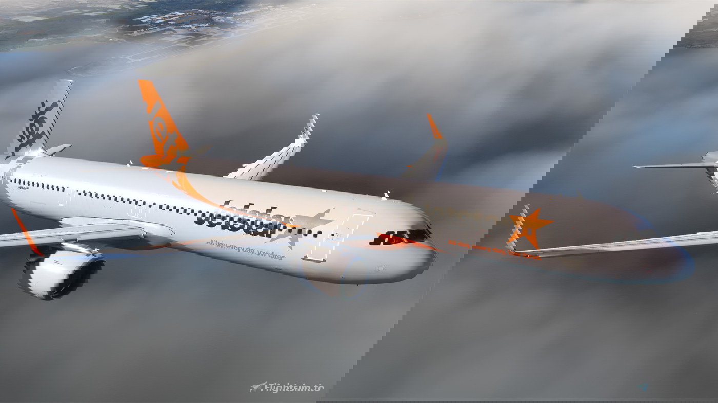 Jetstar Airbus A321-251NX(LR) VH-OYT for Microsoft Flight Simulator | MSFS