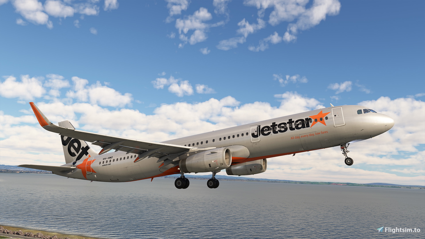Jetstar A321SL VH-VWQ (8K or 4K w/ cabin) за Microsoft Flight Simulator ...