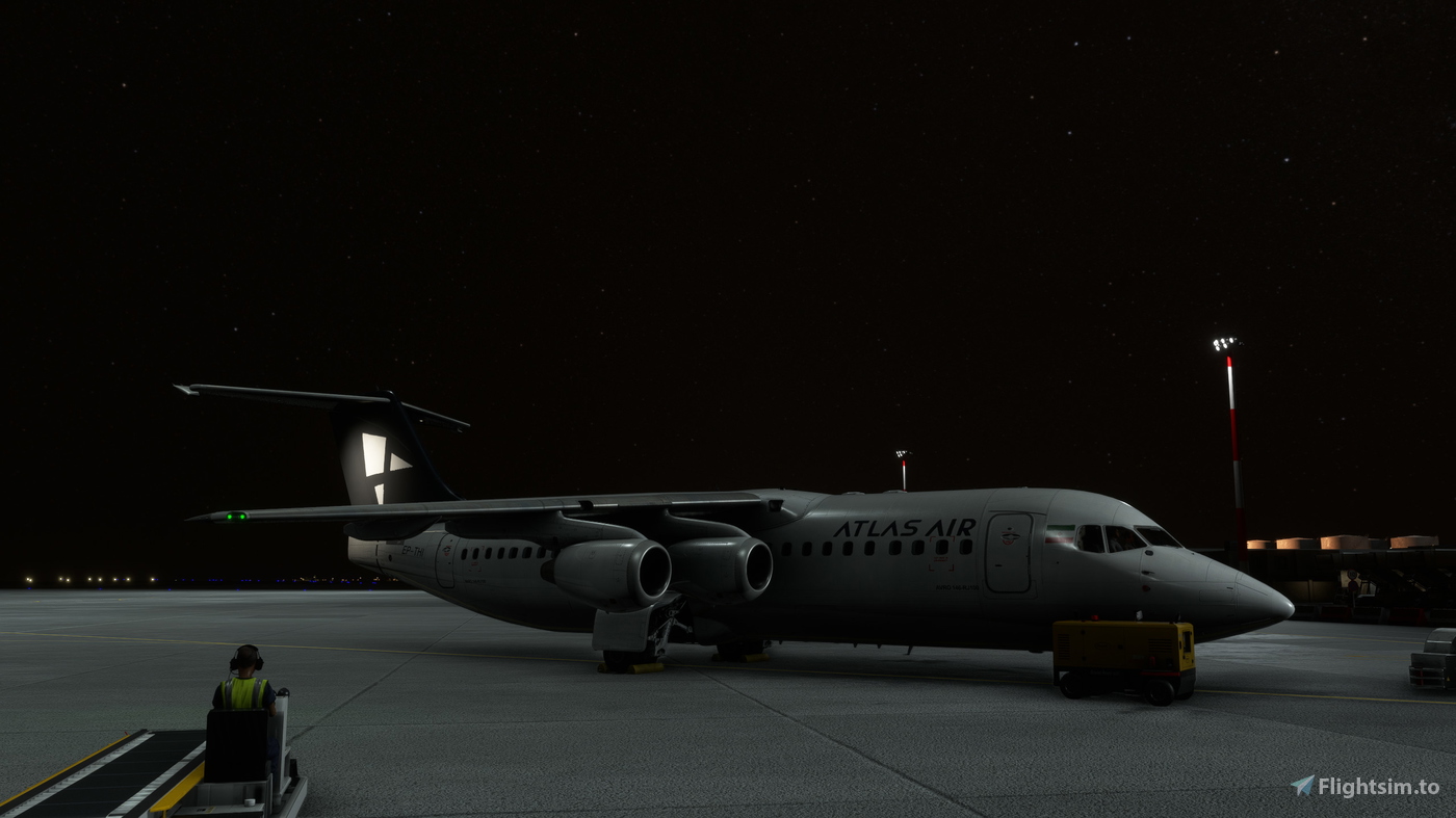 JF Avro RJ100 Atlas Air (Ep_Lee ) Just Flight RJ Professional for ...