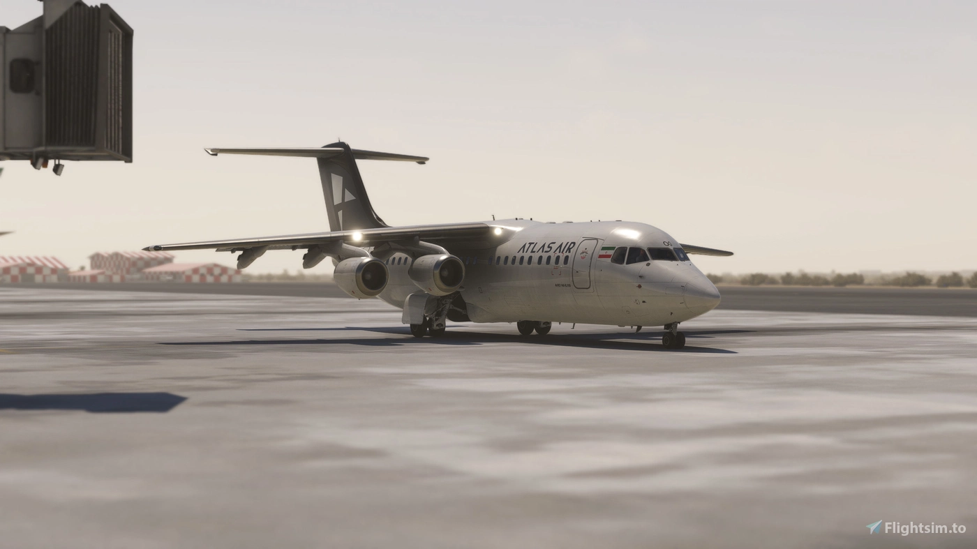 JF Avro RJ100 Atlas Air (Ep_Lee ) Just Flight RJ Professional 对于 Microsoft Flight Simulator | MSFS