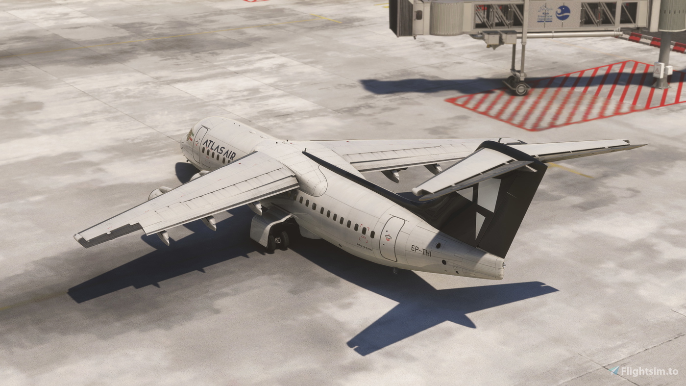 JF Avro RJ100 Atlas Air (Ep_Lee ) Just Flight RJ Professional voor ...