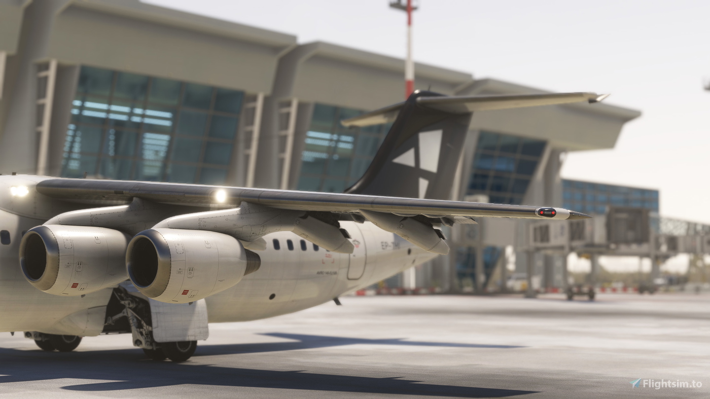 JF Avro RJ100 Atlas Air (Ep_Lee ) Just Flight RJ Professional のために ...