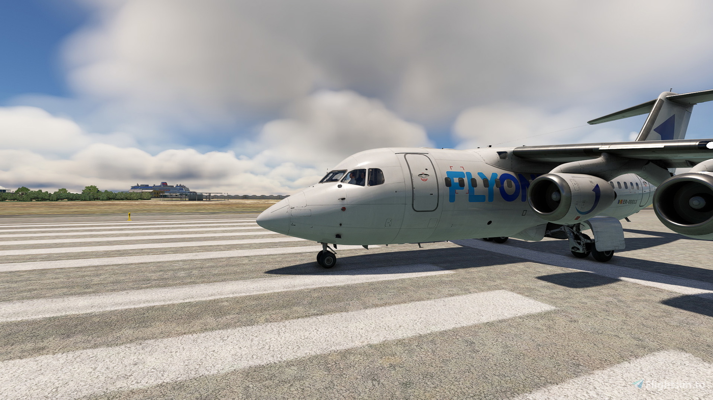 JF Avro RJ70 FlyOne [ER-00011] livery (Fictional) for Microsoft Flight Simulator | MSFS