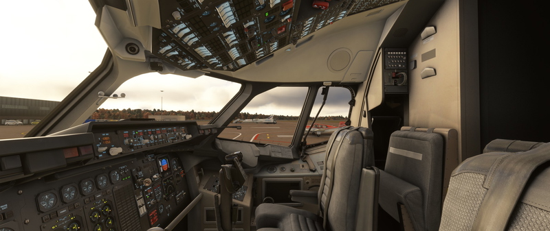 Just Flight Avro RJ 100 Cockpit Black/Creme/Ice mint for Microsoft ...