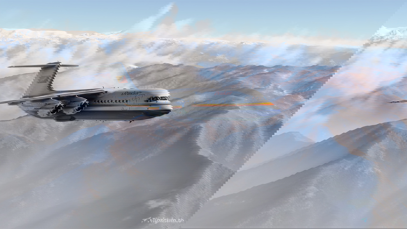 Just Flight Avro RJ 100 Drukair A5-RGD for Microsoft Flight Simulator ...