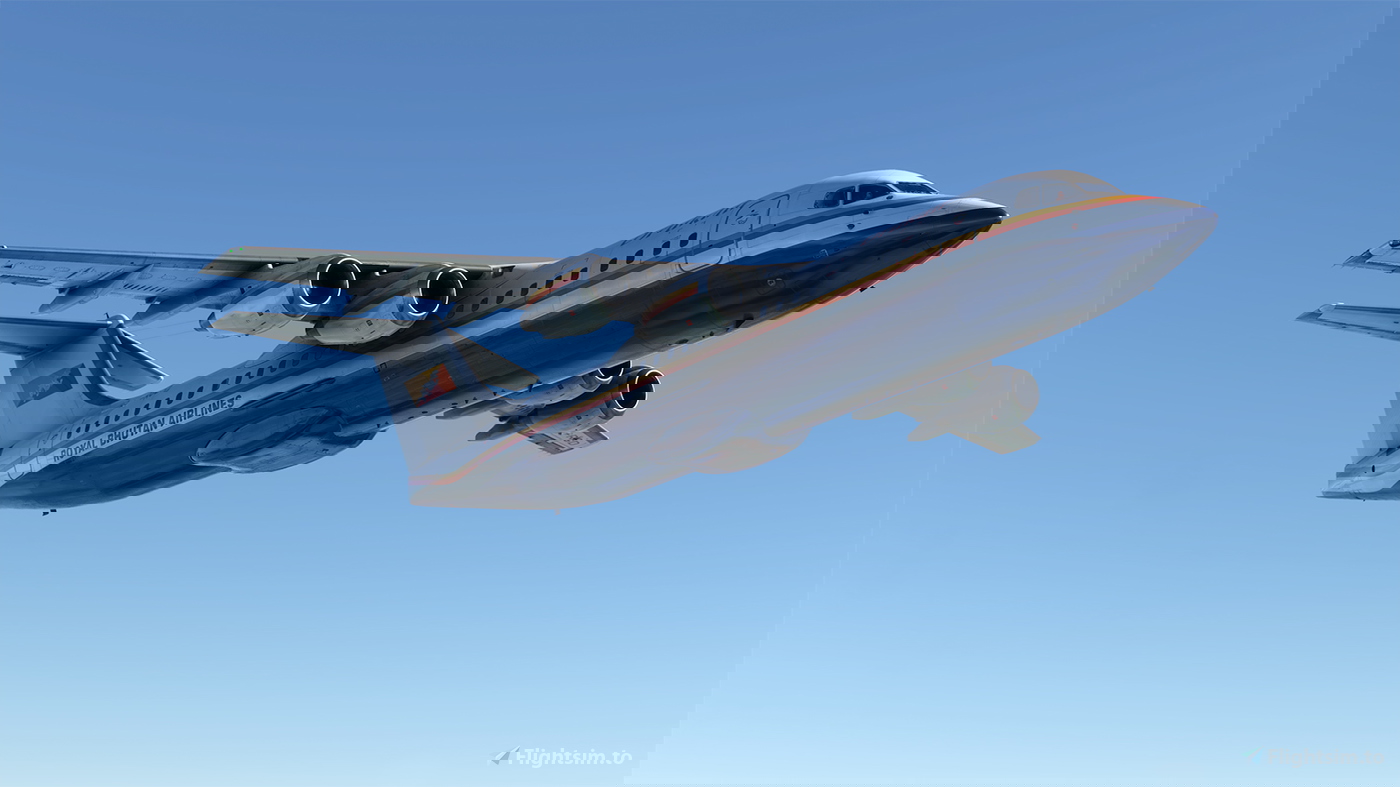 Just Flight Avro RJ 100 Drukair A5-RGD for Microsoft Flight Simulator ...