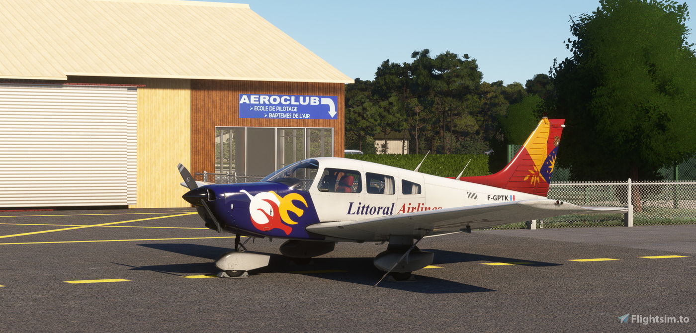 Just Flight PA-28 Warrior II Littoral Airlines for Microsoft Flight ...