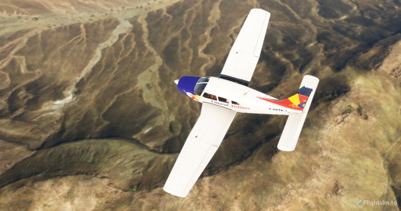 Just Flight PA-28 Warrior II Littoral Airlines for Microsoft Flight ...