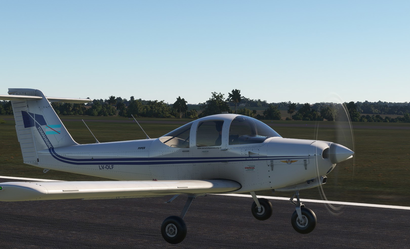 Just Flight Piper PA-38 Tomahawk LV-OLF for Microsoft Flight Simulator ...
