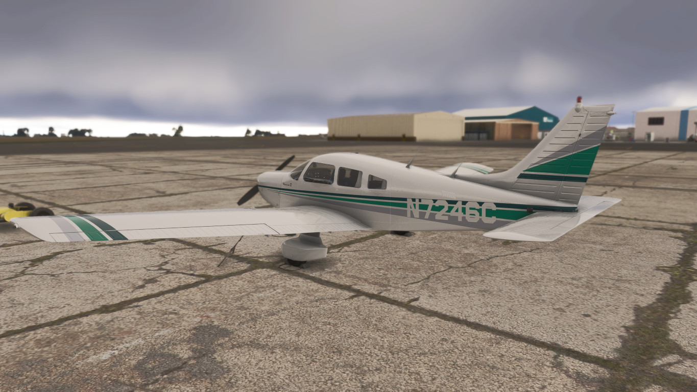 Just Flight Piper Warrior 11 N7246C Beverly Flight Center for Microsoft ...