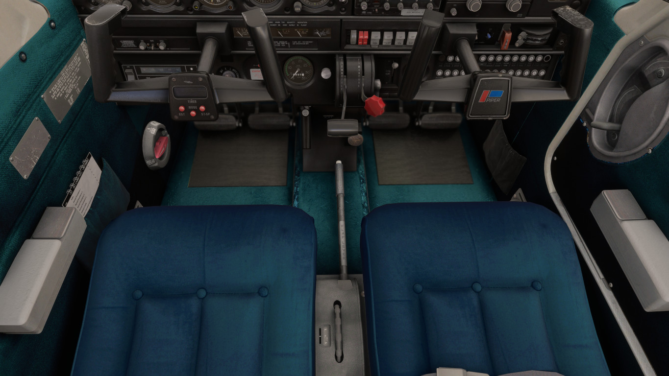 Just Flight Piper Warrior 11 N7246C Beverly Flight Center for Microsoft ...