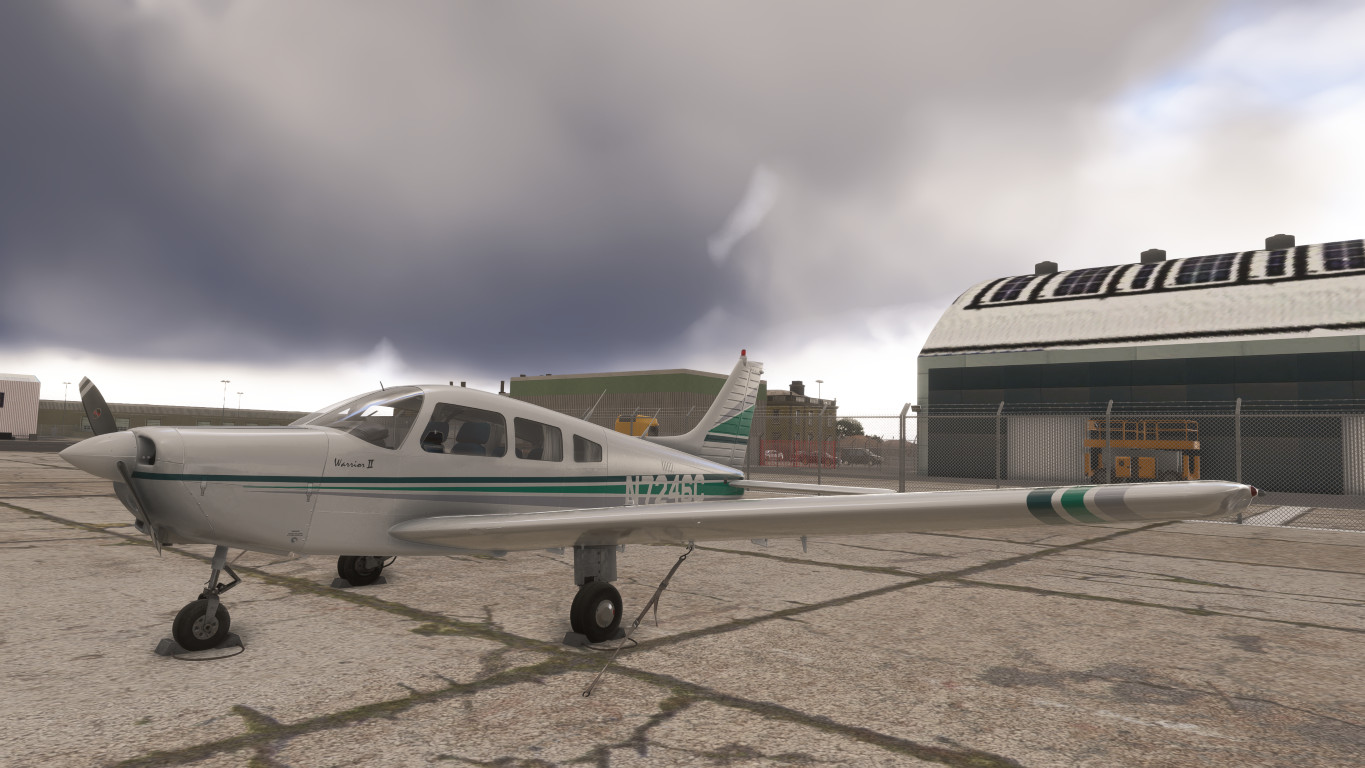Just Flight Piper Warrior 11 N7246C Beverly Flight Center for Microsoft ...