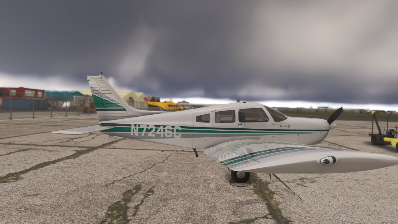 Just Flight Piper Warrior 11 N7246C Beverly Flight Center for Microsoft ...