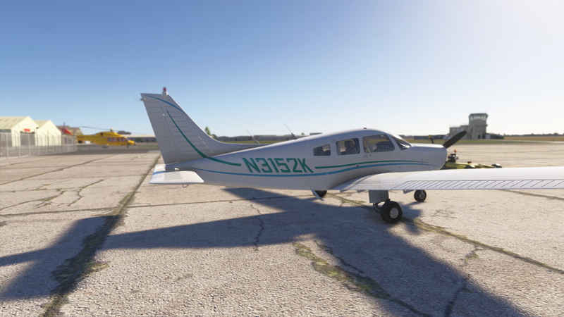 Just Flight Piper Warrior N3152K Beverly Flight Center request for ...