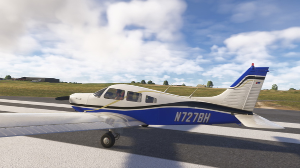 Just Flight Piper Warrior 11 N7246C Beverly Flight Center for Microsoft ...