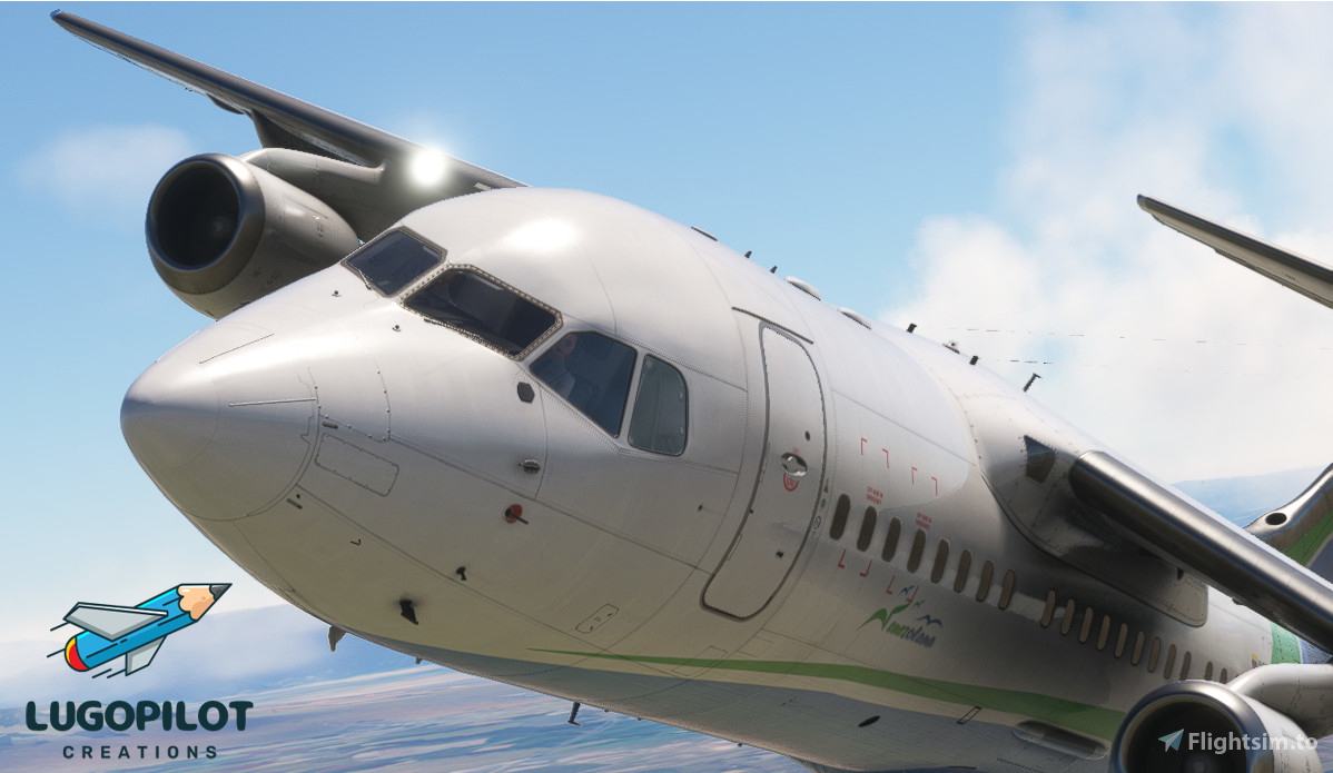 Just Flight RJ85 Professional | Venezolana Airlines YV0906 ( Fictional texture) for Microsoft ...