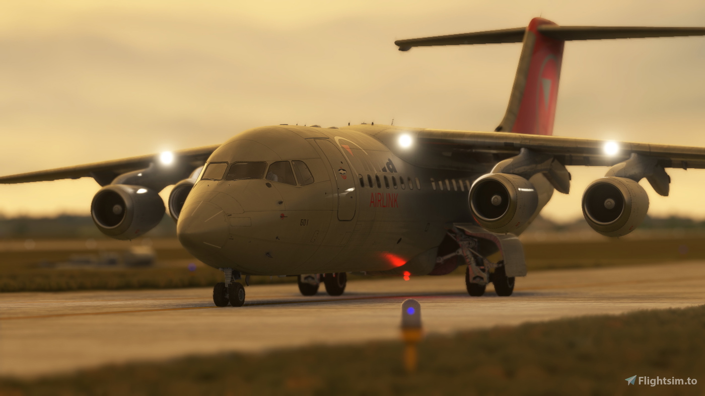 Just Flight RJ85/146-200 Northwest Airlink opb. Mesaba Pack for Microsoft Flight Simulator | MSFS
