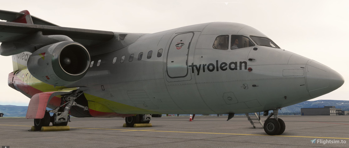 Justflight 146 Professional, 146-100, OE-LLM, Tyrolean, Fictional, Request para Microsoft Flight ...