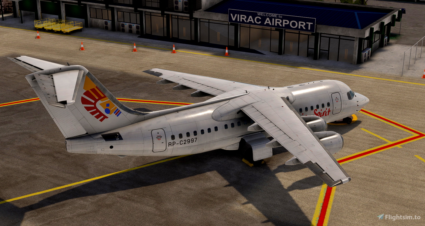 JustFlight Avro RJ 70 and RJ85 Asian Spirit Livery for Microsoft Flight ...