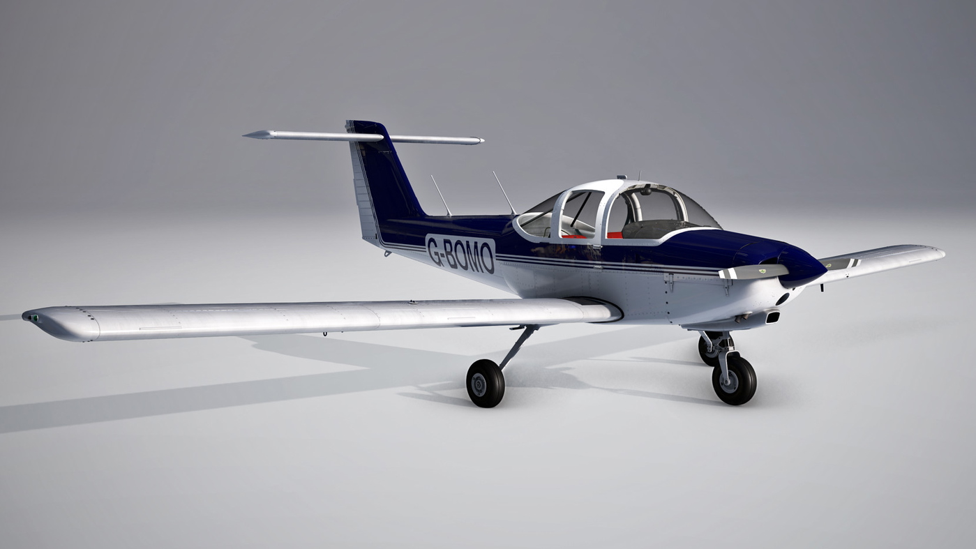 JustFlight PA-38 - G-BOMO for Microsoft Flight Simulator | MSFS