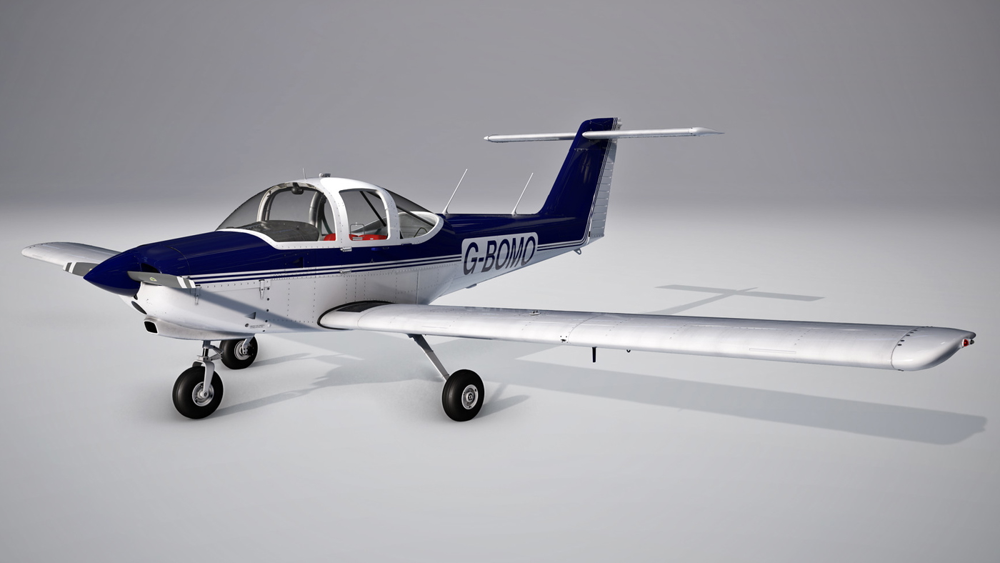 JustFlight PA-38 - G-BOMO for Microsoft Flight Simulator | MSFS