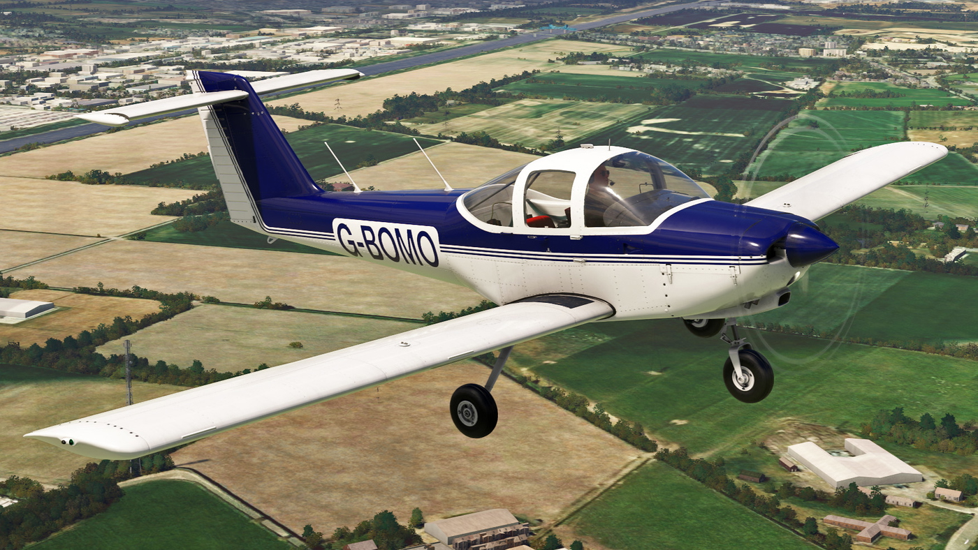 JustFlight PA-38 - G-BOMO for Microsoft Flight Simulator | MSFS