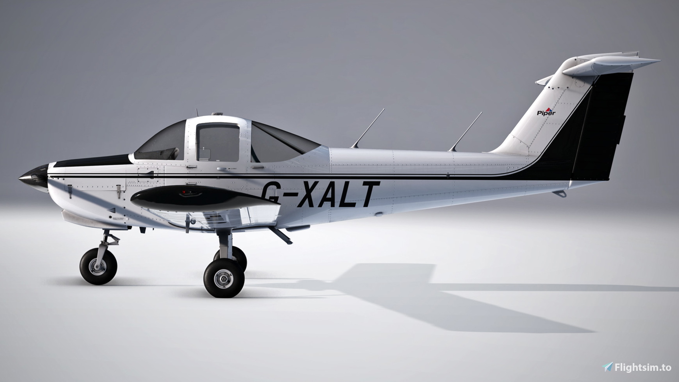 JustFlight PA-38 - G-XALT for Microsoft Flight Simulator | MSFS